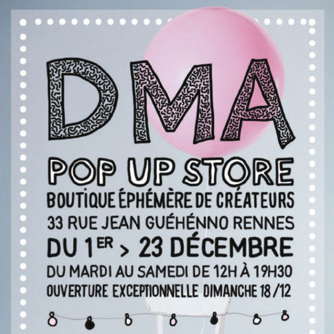 La Mousse Tache au DMA pop-up store de Noël 2016 à Rennes – LA MOUSSE TACHE